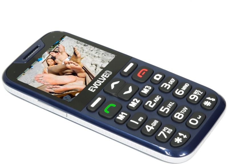 Mobilní telefon pro seniory Evolveo EasyPhone XD modrý | Teshop.cz