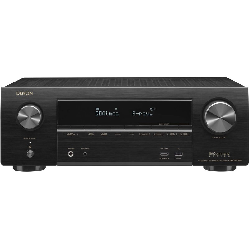 AV Receiver Denon AVR-X1600H, černý | Teshop.cz