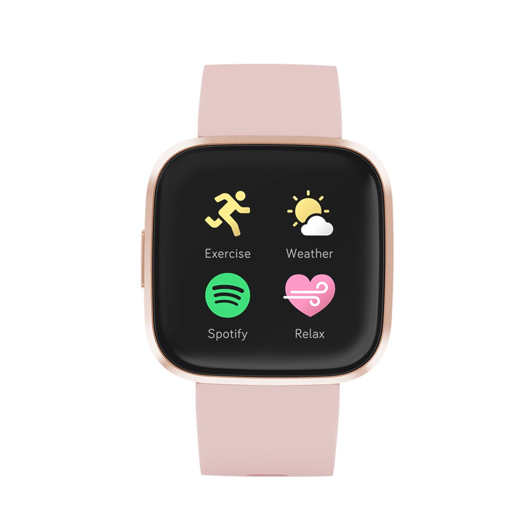 Chytré hodinky Fitbit Versa 2 (NFC) - Petal/Copper Rose | Teshop.cz
