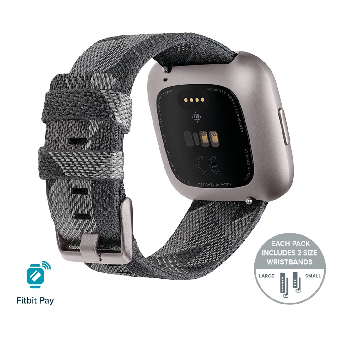 Chytré hodinky Fitbit Versa 2 Special Edition (NFC) - Smoke Woven ...