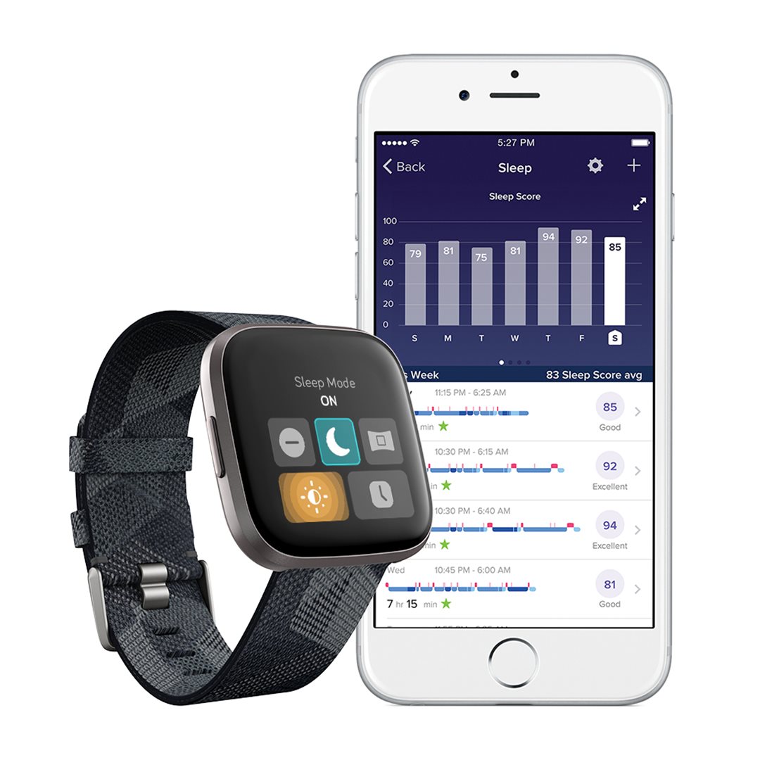 Chytré hodinky Fitbit Versa 2 Special Edition (NFC) - Smoke Woven ...