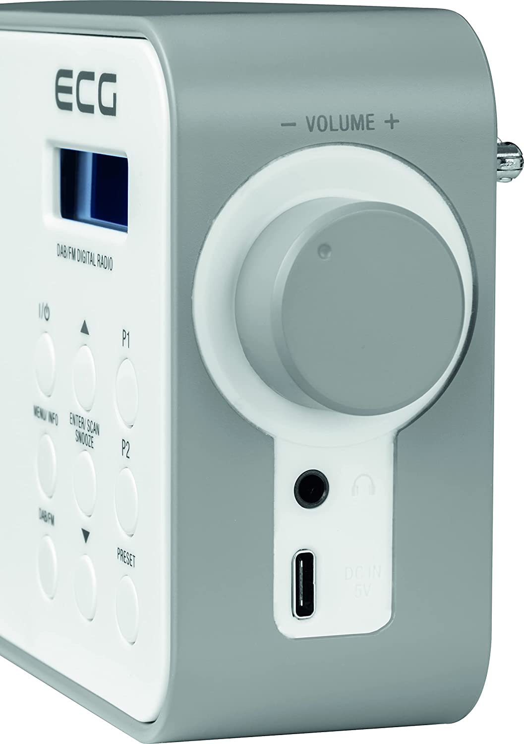 Radiopřijímač ECG RD 110 DAB White | Teshop.cz