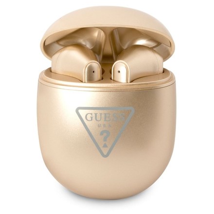 Sluchátka do uší Guess True Wireless Triangle Logo BT5.2 4H Stereo ...