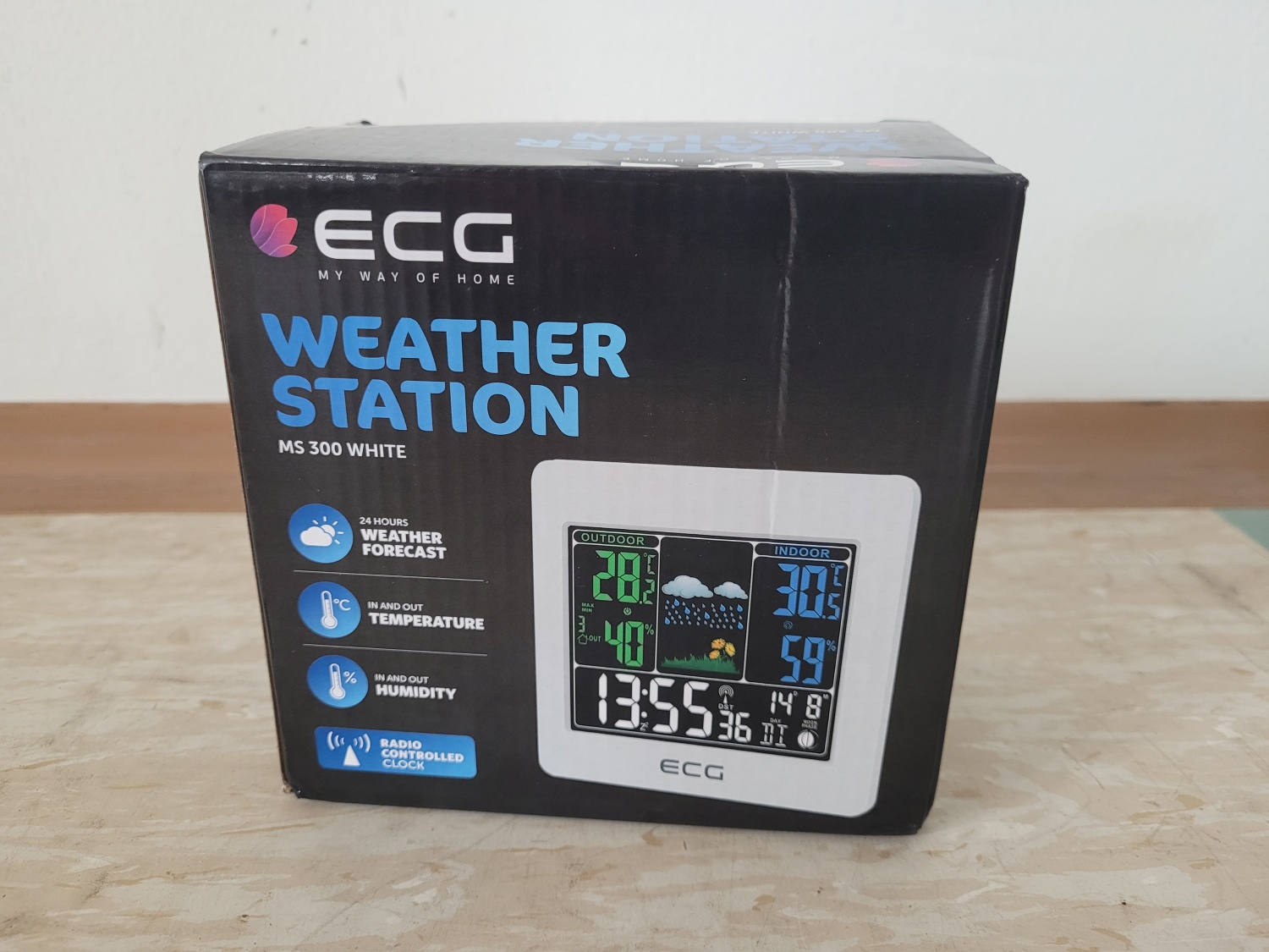 Meteostanice ECG MS 300 White (vrácené zboží) | Teshop.cz