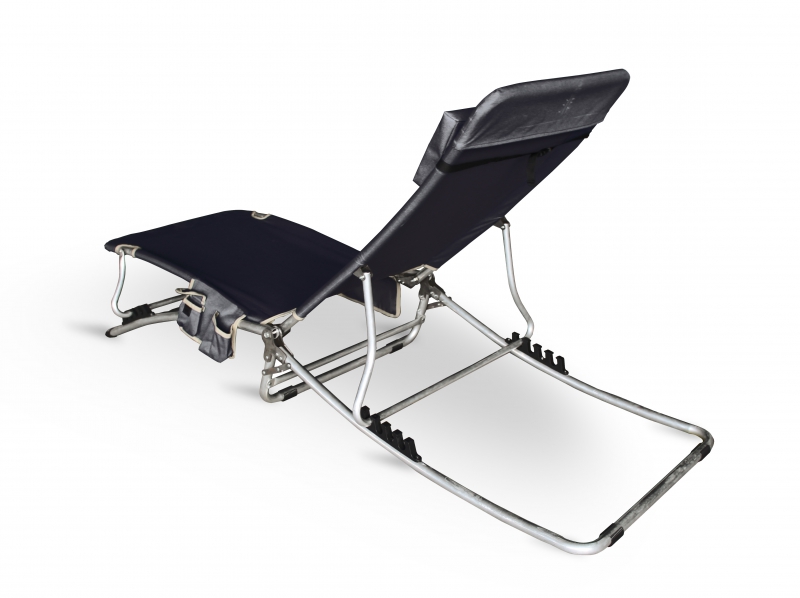 Plážové lehátko V-Garden BEACH - černá | Teshop.cz