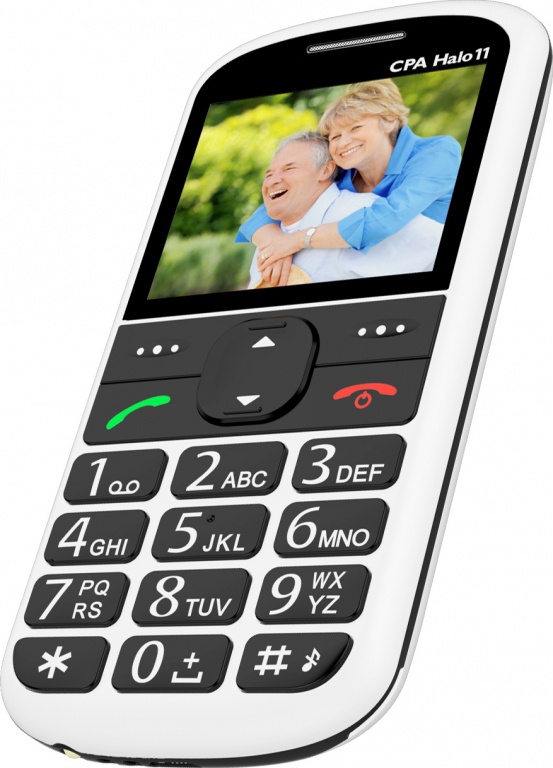 Mobilní telefon pro seniory CPA Halo 11 bílý | Teshop.cz