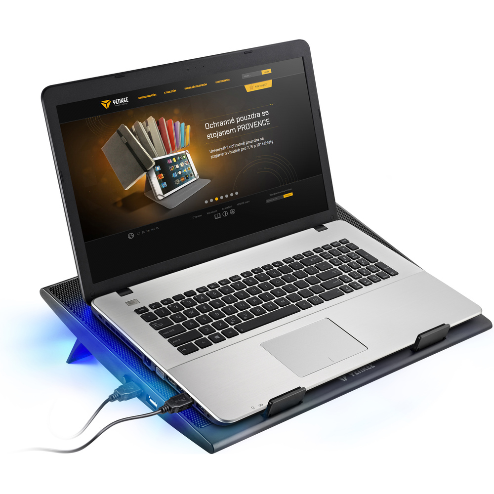 Chladící podložka pod notebook Yenkee YSN 120 | Teshop.cz
