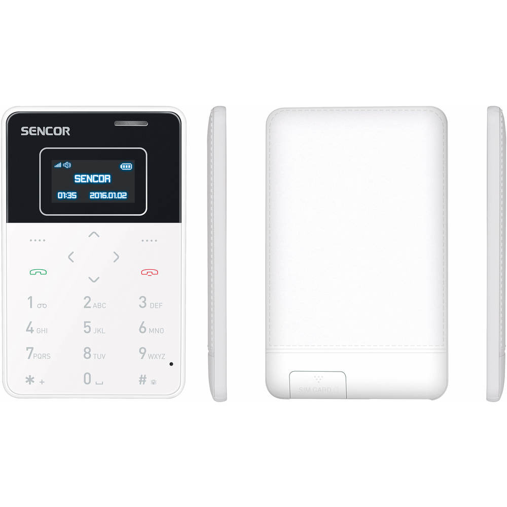 Mobilní telefon Sencor Element Mini White | Teshop.cz